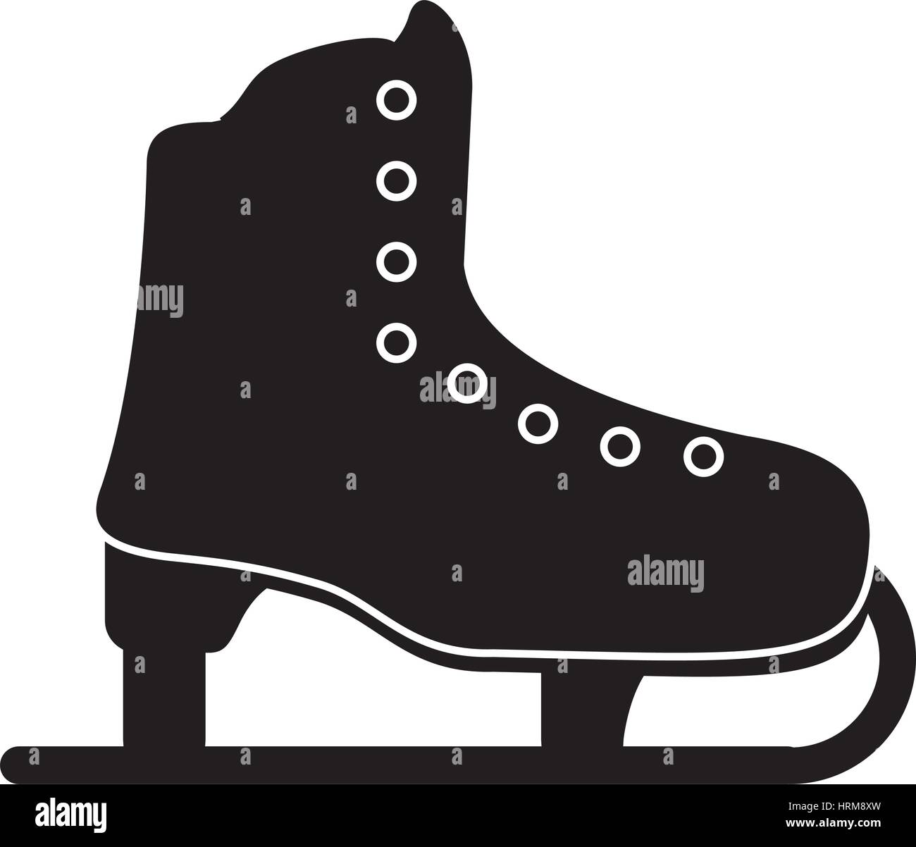 Ice skating pictogram icon hi-res stock photography and images - Alamy