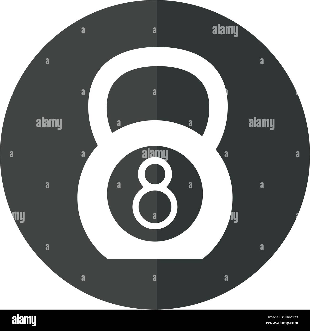 kettlebell fitness gym sport shadow Stock Vector Image & Art - Alamy