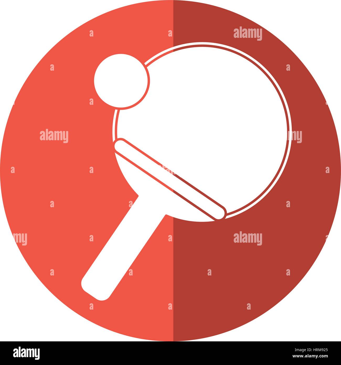 ping pong paddle ball shadow Stock Vector Image & Art - Alamy