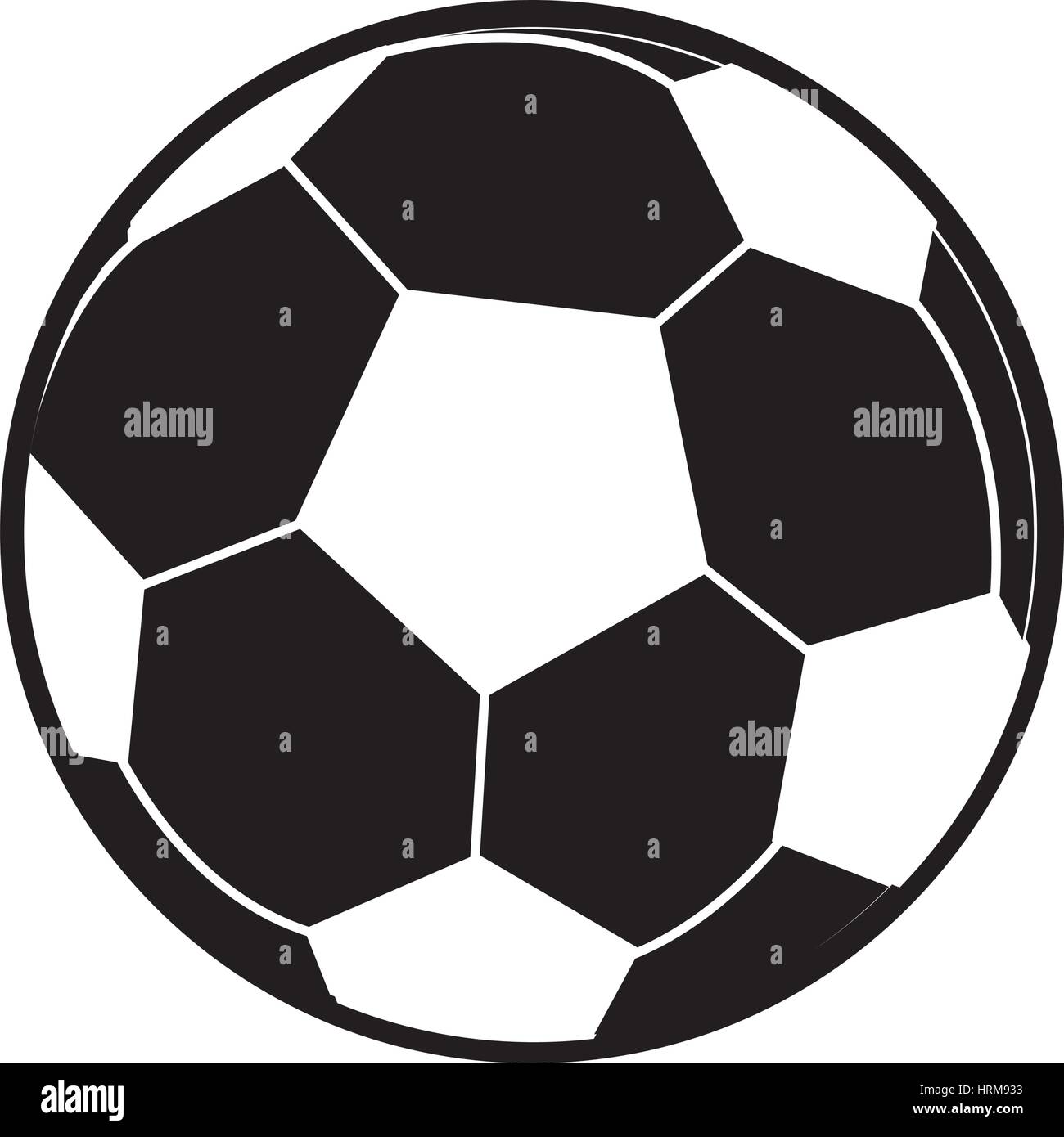 football ball sport play pictogram Stock Vector Image & Art - Alamy