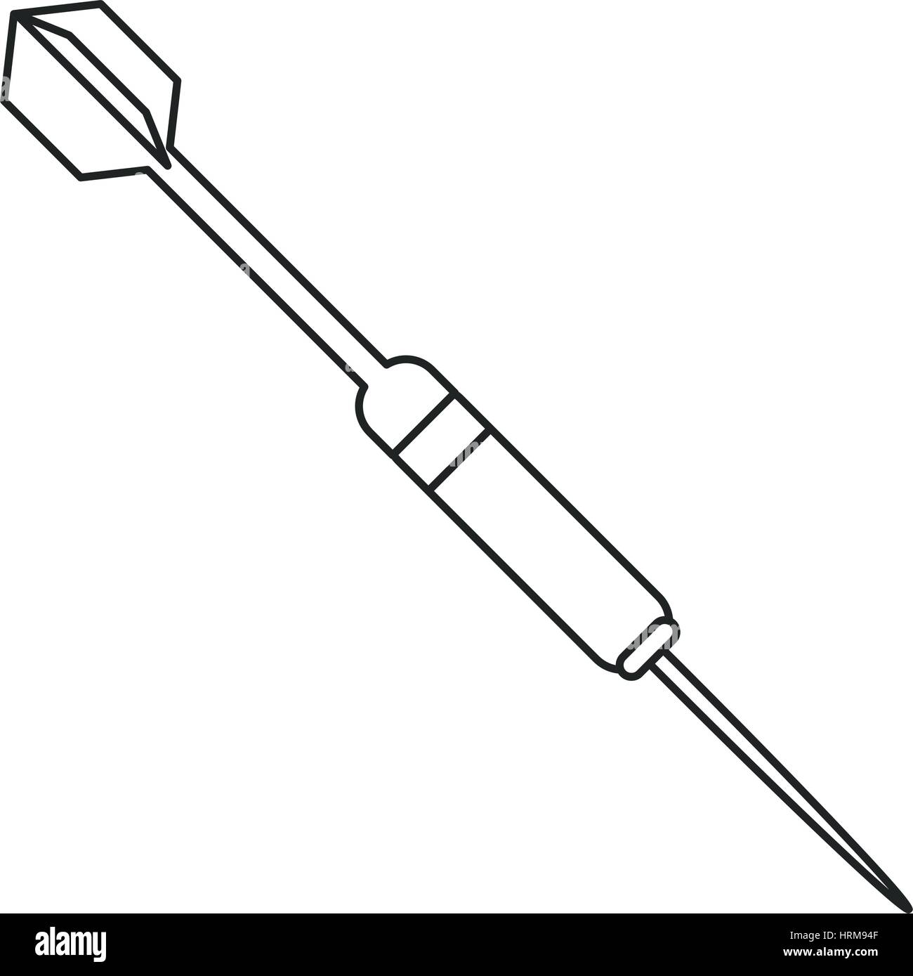 targert dart game sport thin line Stock Vector Image & Art - Alamy