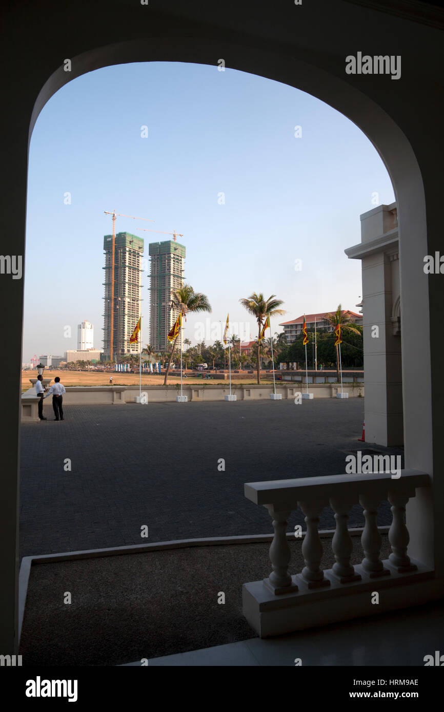 galle face green colombo sri lanka Stock Photo - Alamy