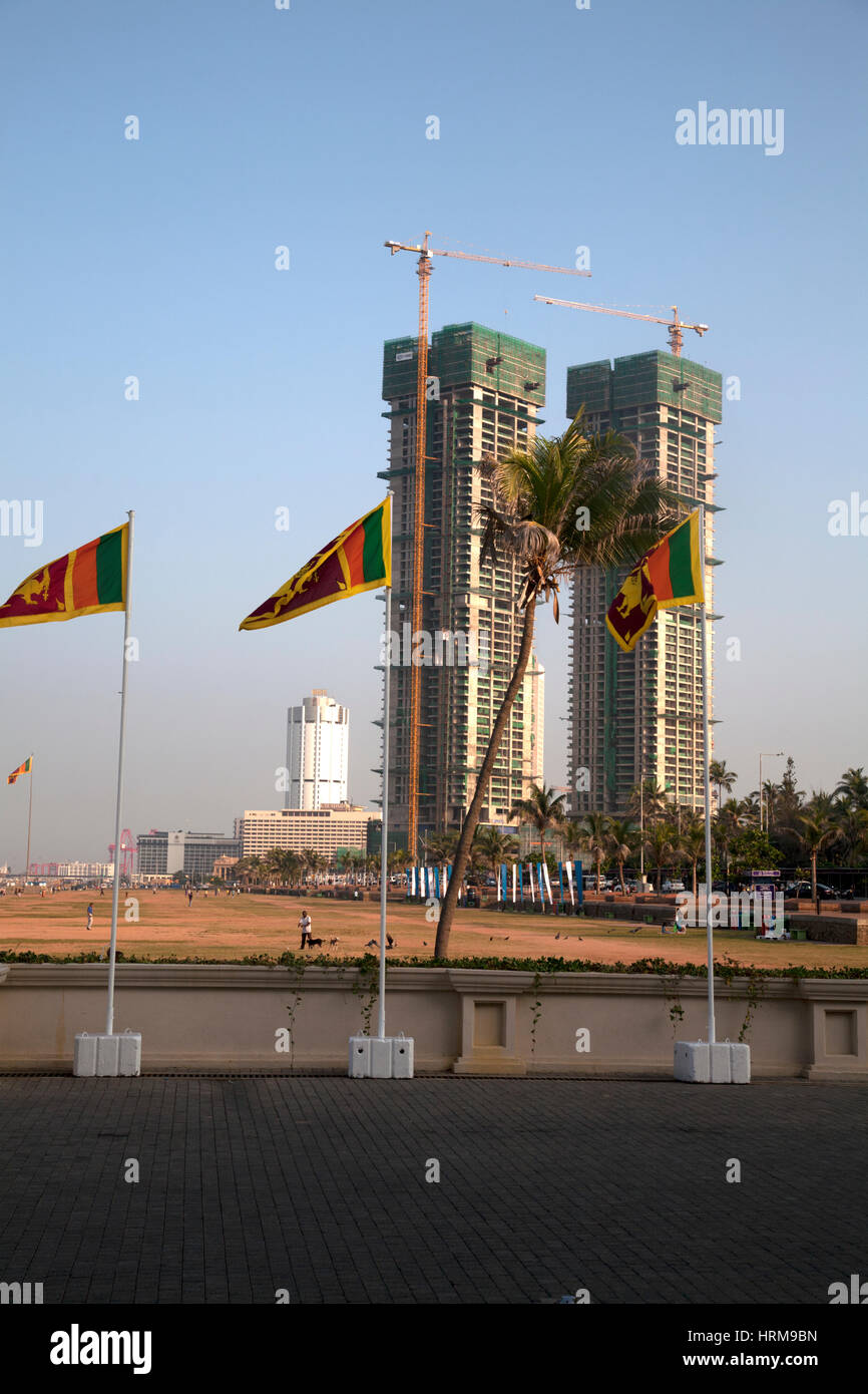 galle face green colombo sri lanka Stock Photo - Alamy