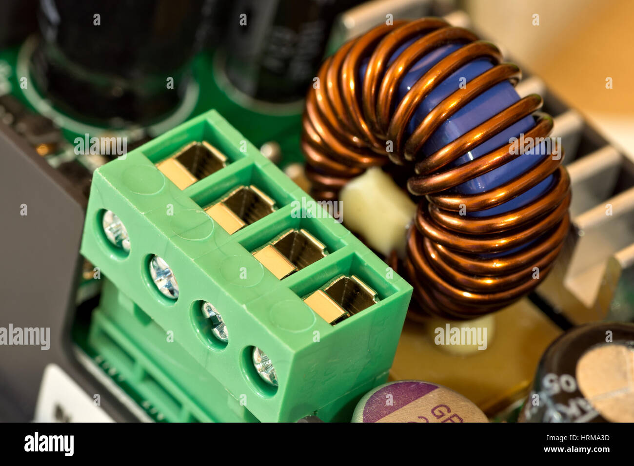 Copper coil circuit hi-res stock photography and images - Alamy