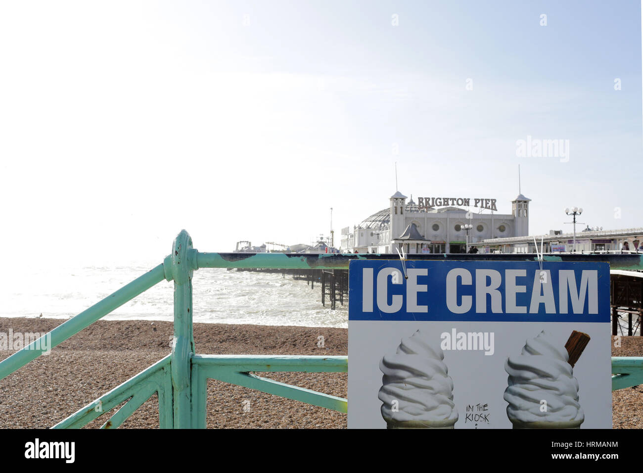 Brighton ice cream kiosk hi-res stock photography and images - Alamy