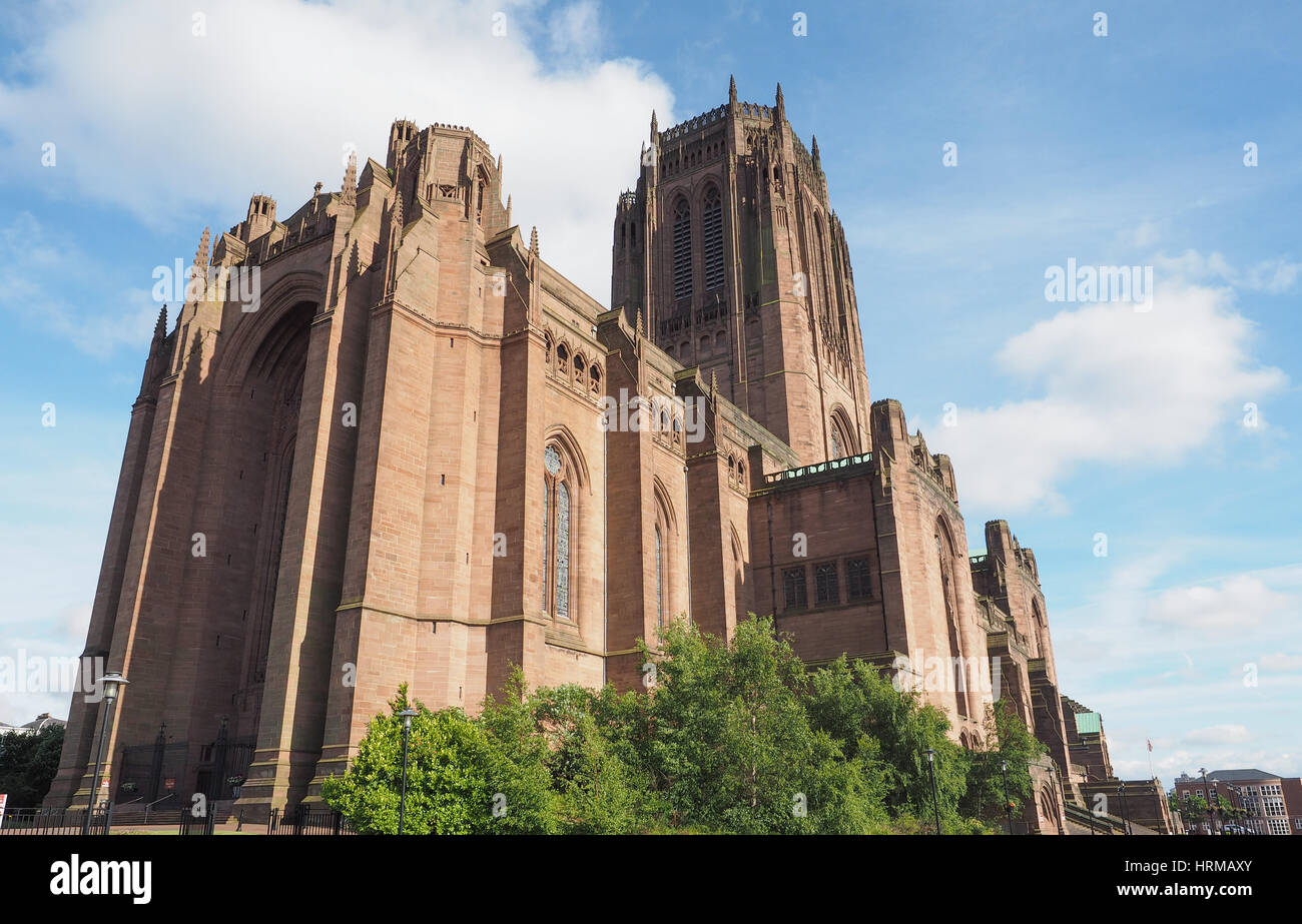 Liverpool Cathedral aka Cathedral Church of Christ or Cathedral Church ...