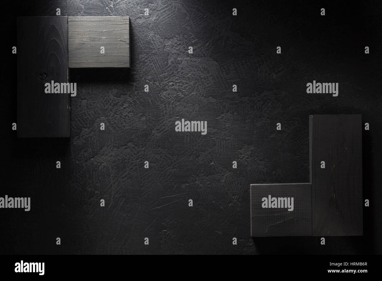 wooden signboard at black background texture Stock Photo - Alamy