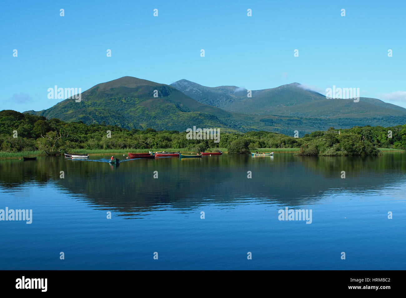 Beautiful landscape in the Killarney National Park in Country Kerry ...