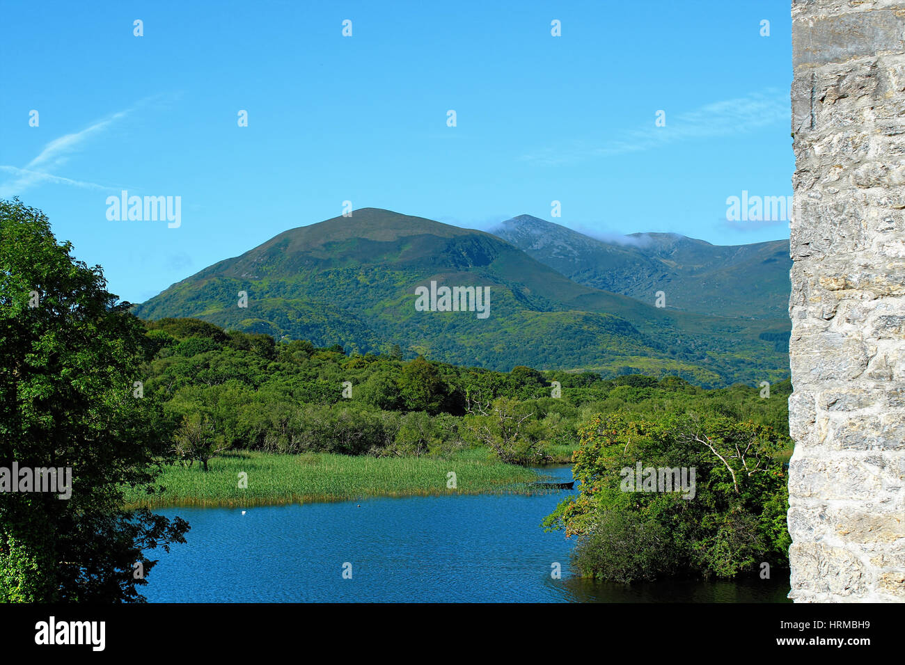 Beautiful landscape in the Killarney National Park in Country Kerry ...