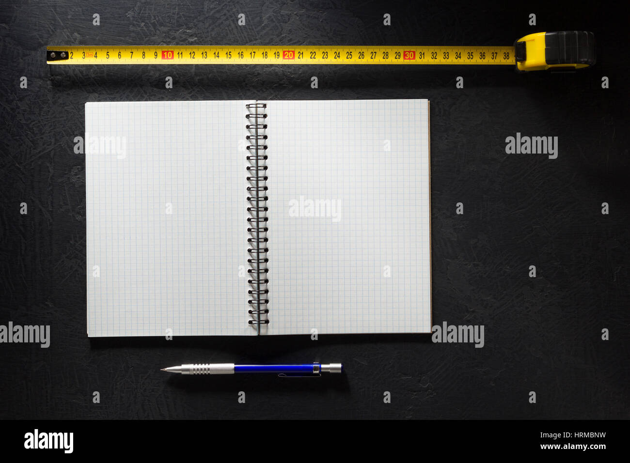 set of tools and instruments on black background Stock Photo - Alamy