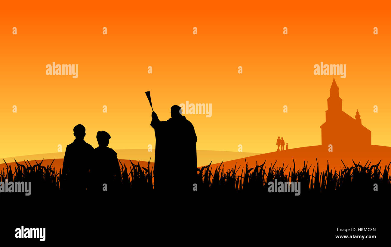 Catholic Priest Blessing High Resolution Stock Photography and Images ...