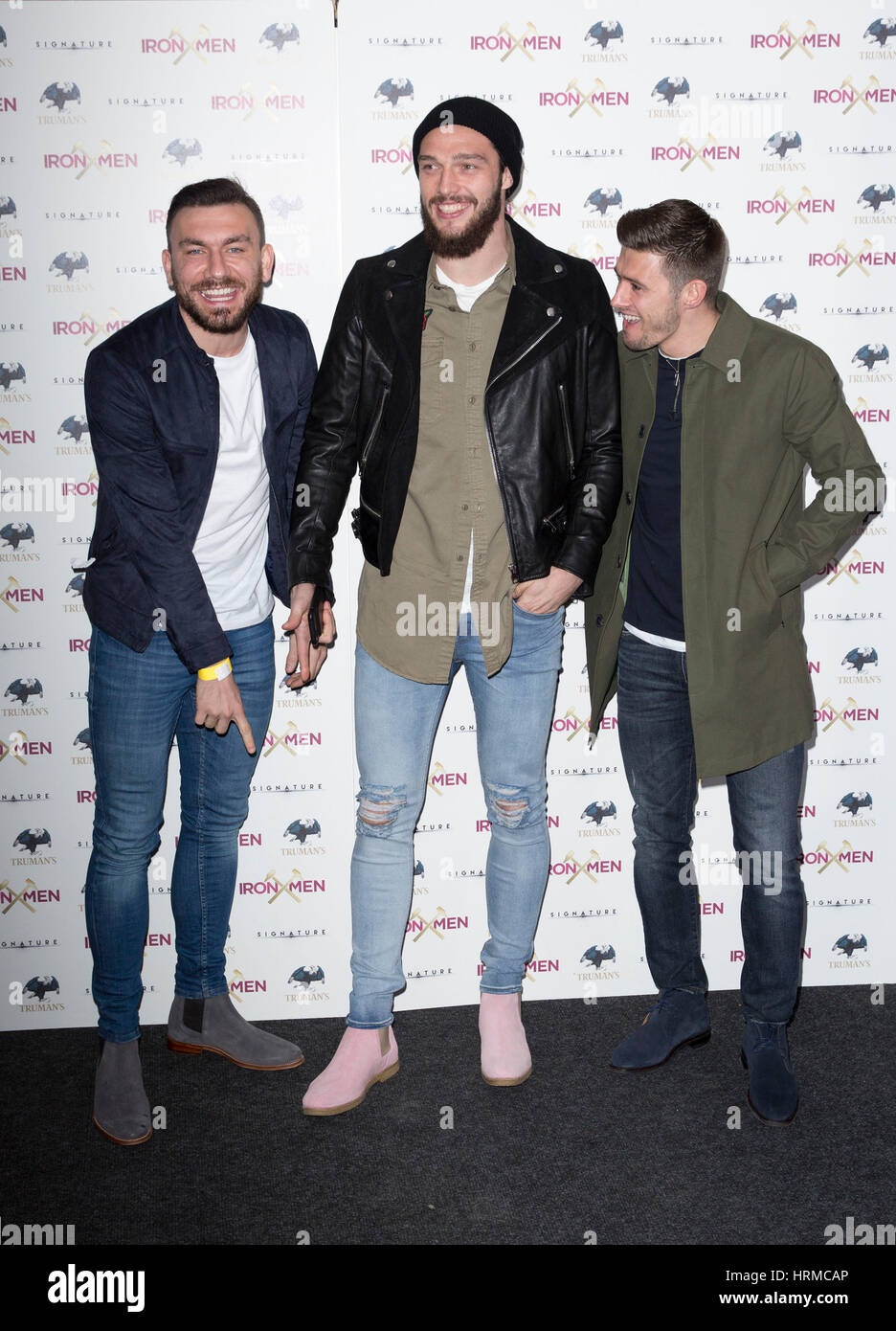 (left to right) Robert Snodgrass, Andy Carroll and Aaron Cresswell ...