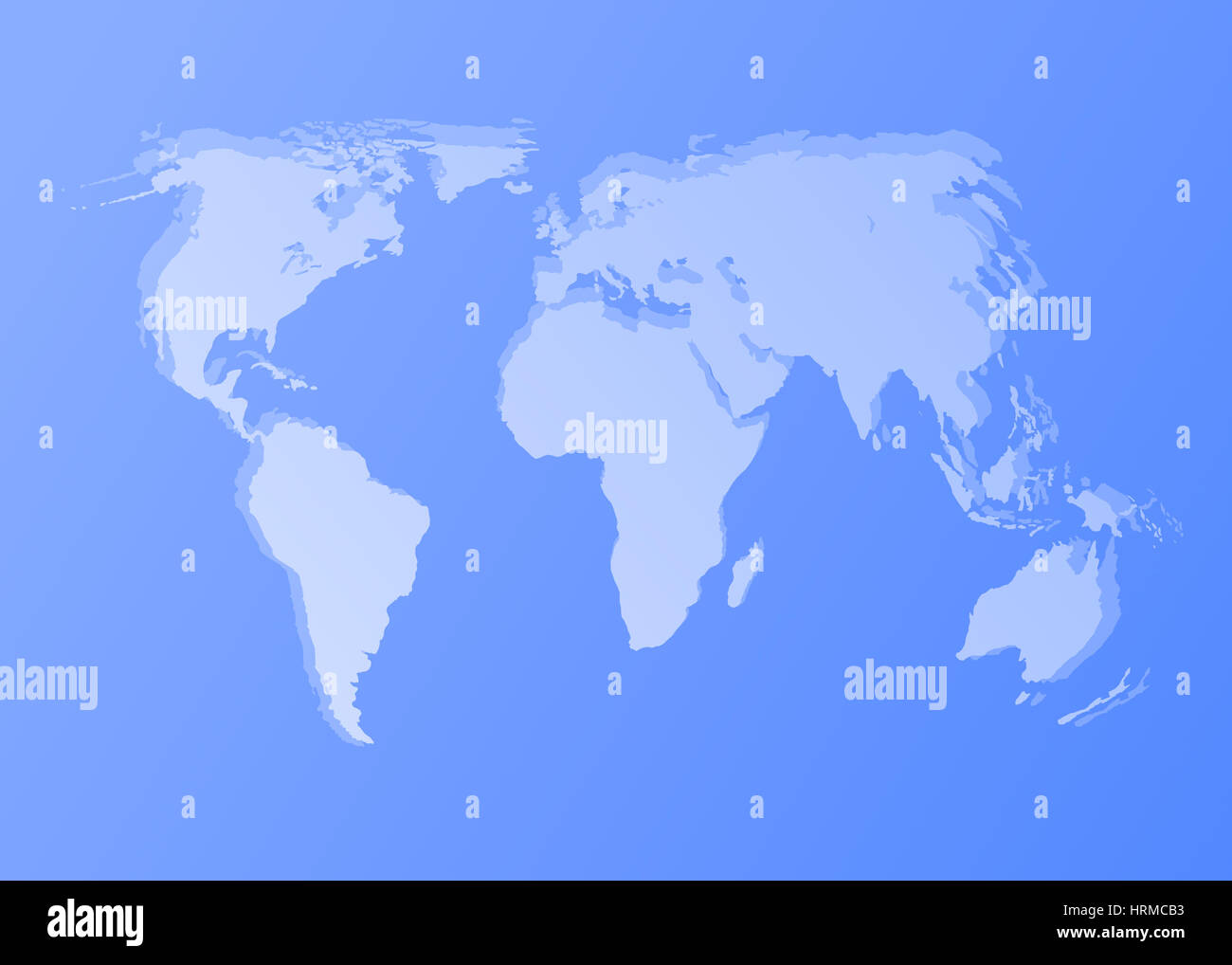 blue world map Stock Photo - Alamy