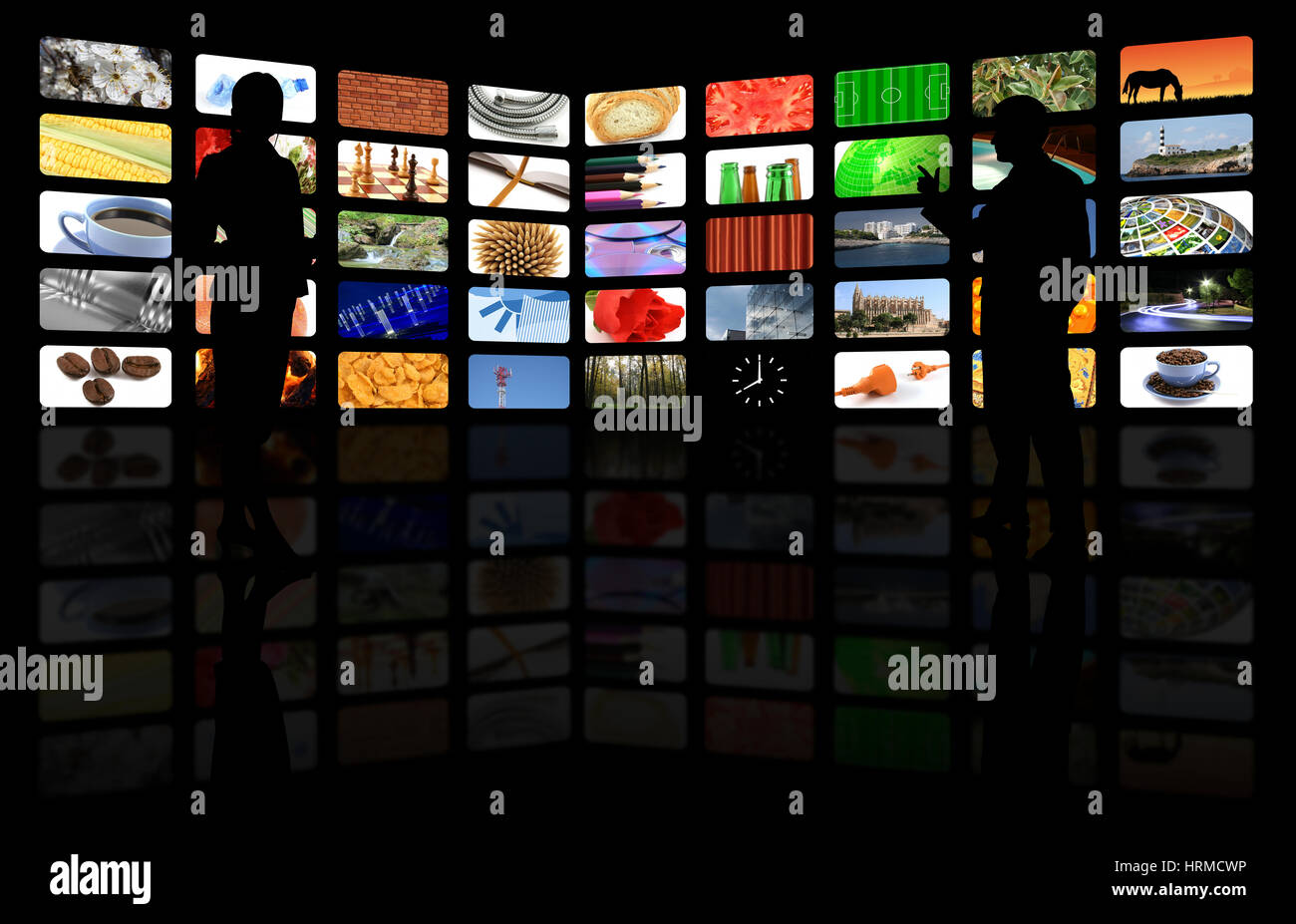 Multimedia center business presentation Stock Photo - Alamy