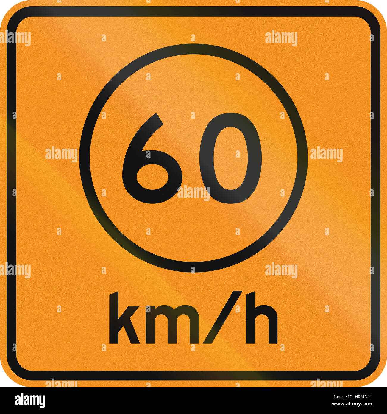 Temporary speed limit sign hi-res stock photography and images - Alamy
