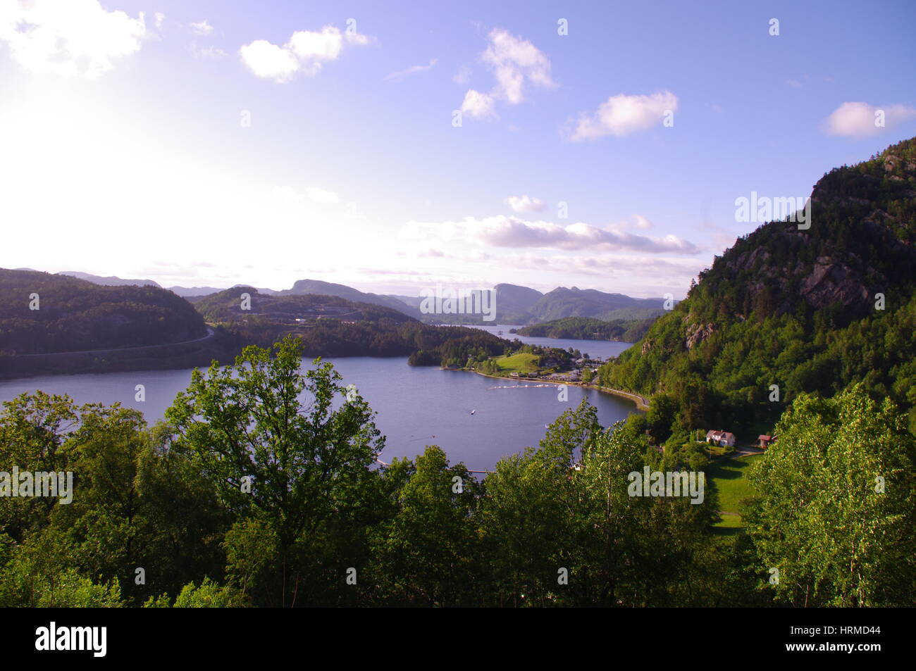Beautiful landscape of fjords in Norway Stock Photo - Alamy