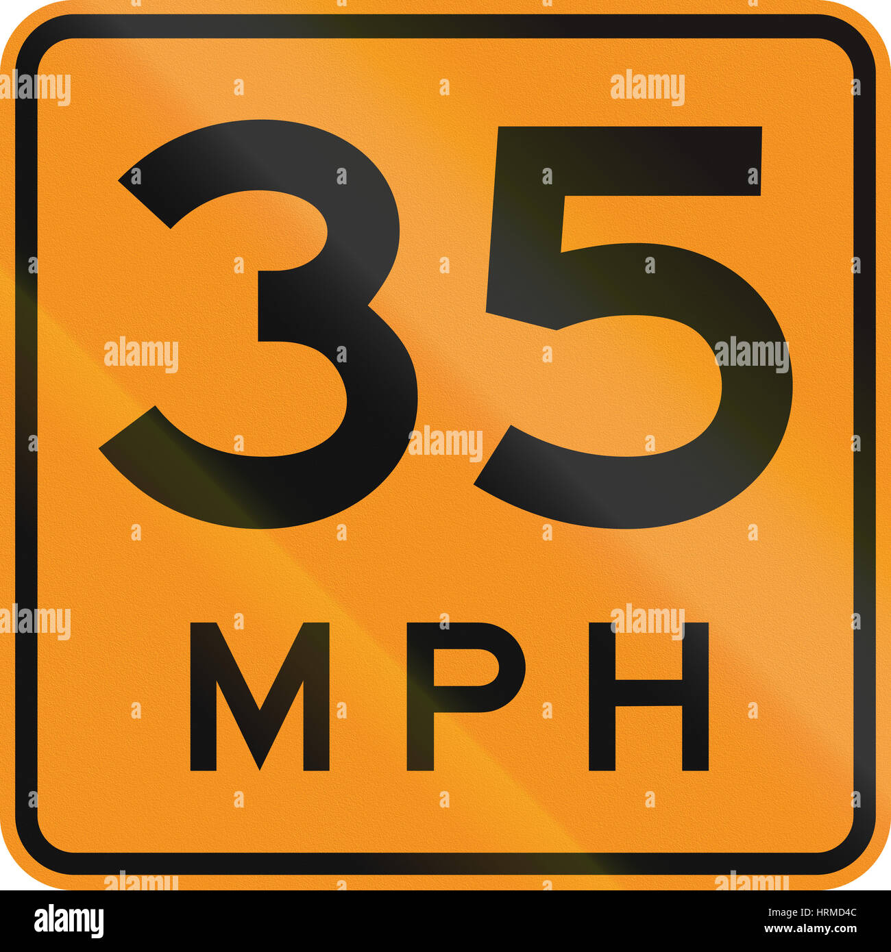 Temporary speed restriction hi-res stock photography and images - Alamy