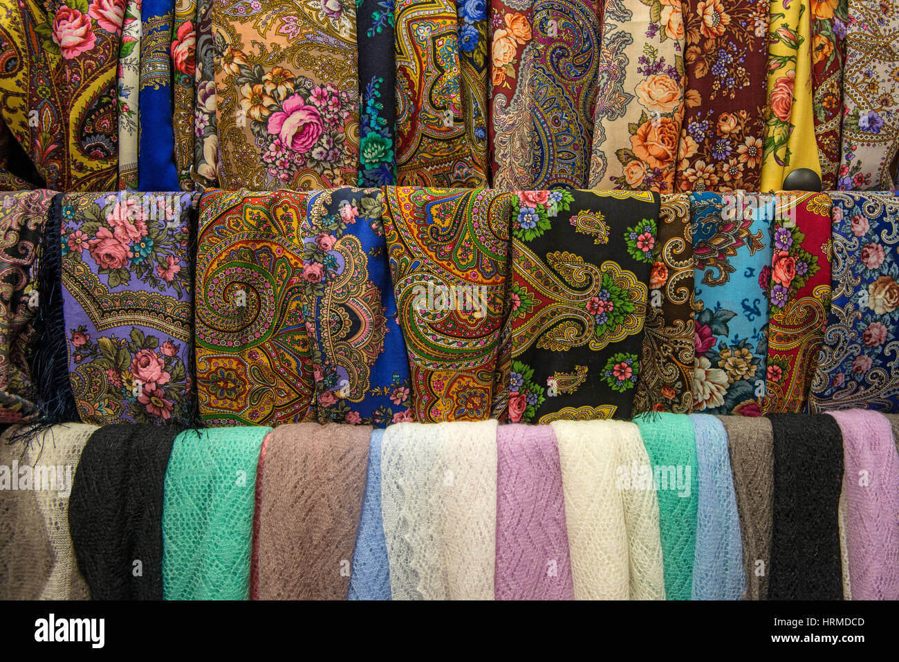 Textile and fabric with Russian ethnic patterns and ornaments Stock ...