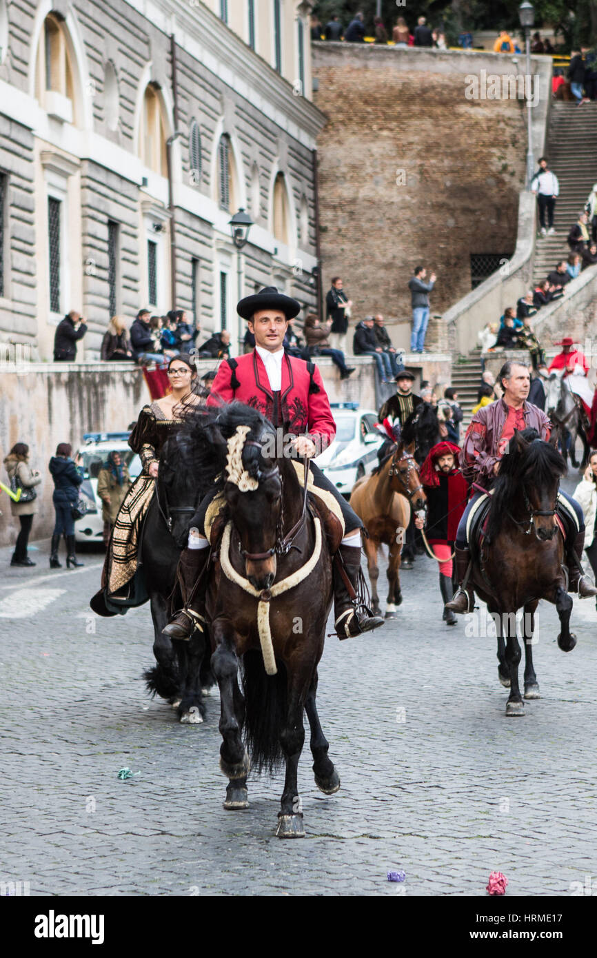 The parade Renaissance held in central Rome, at the ninth edition of ...