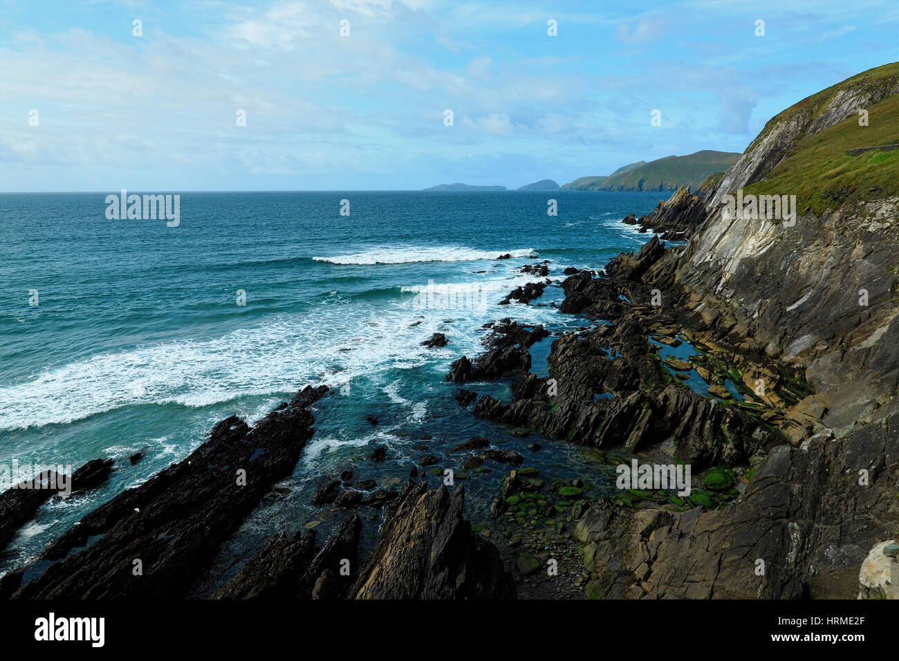 Near the ocean - amazing cliffs and beautiful nature at the coast of ...
