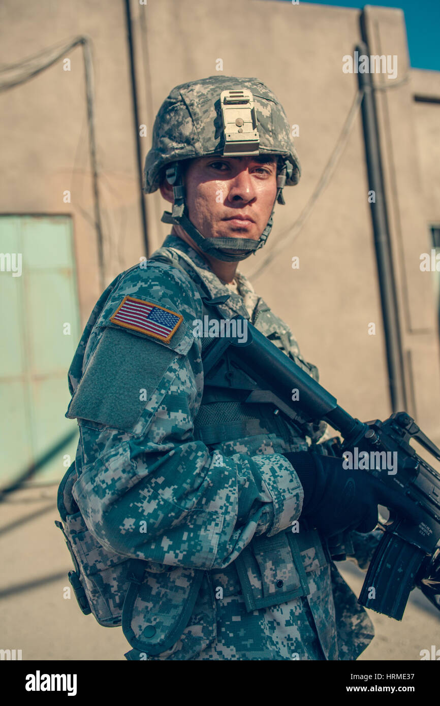 United States Marines soldiers on patrol Stock Photo - Alamy