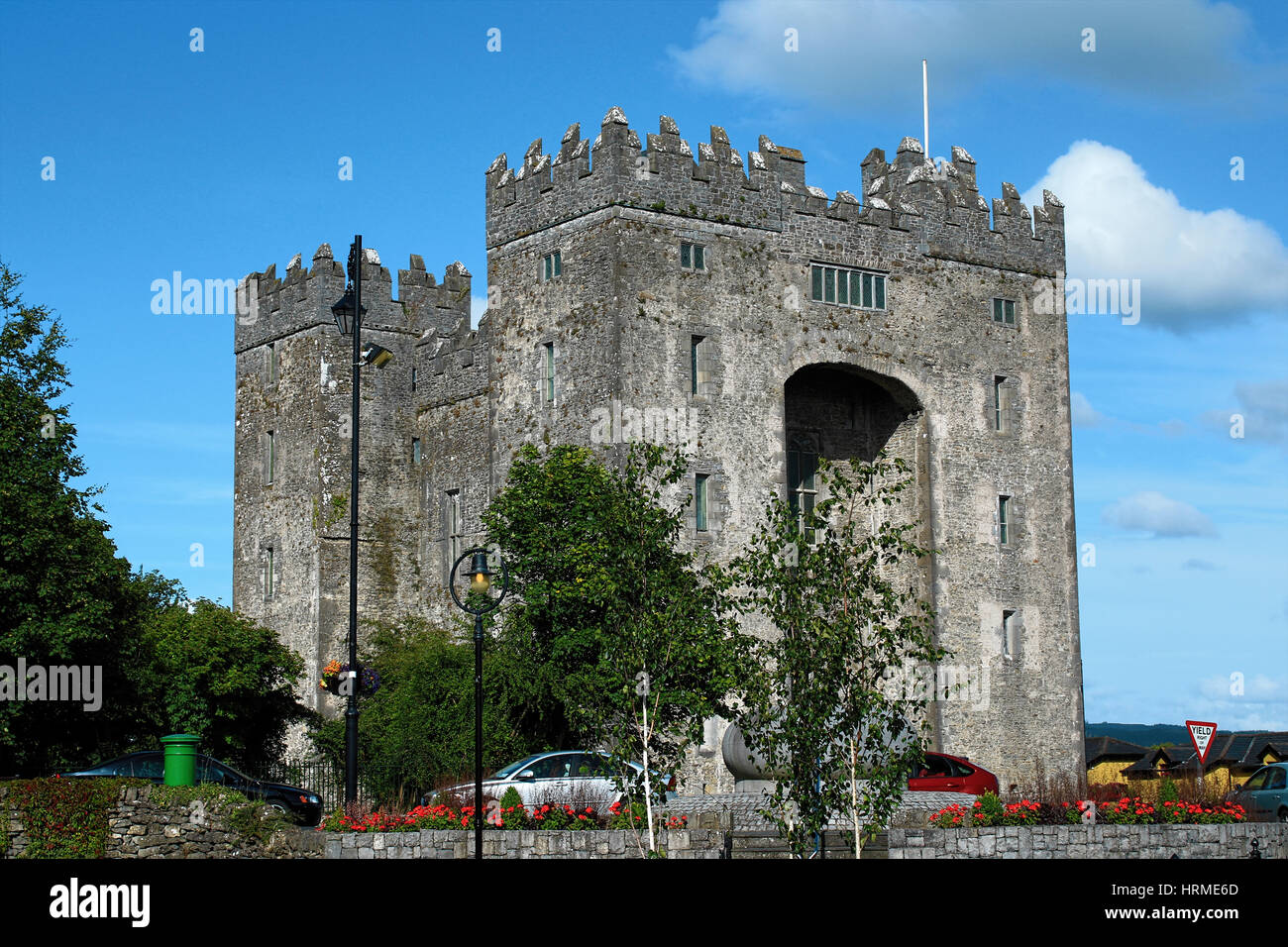 Bunratty Folk park village in county Clare, popular tourist attraction ...