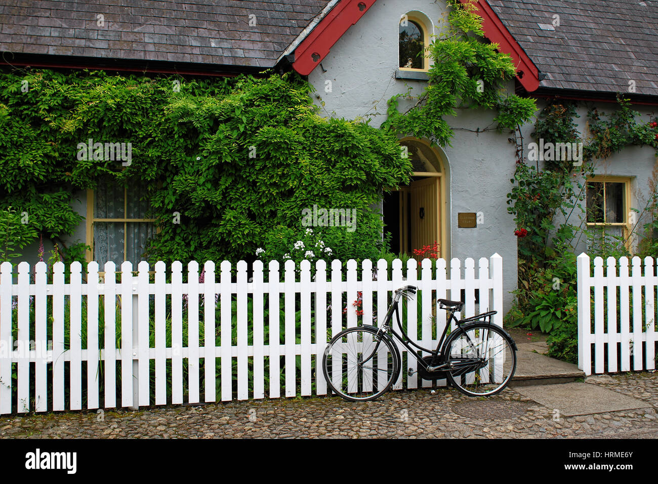 Bunratty Folk park village in county Clare, popular tourist attraction ...
