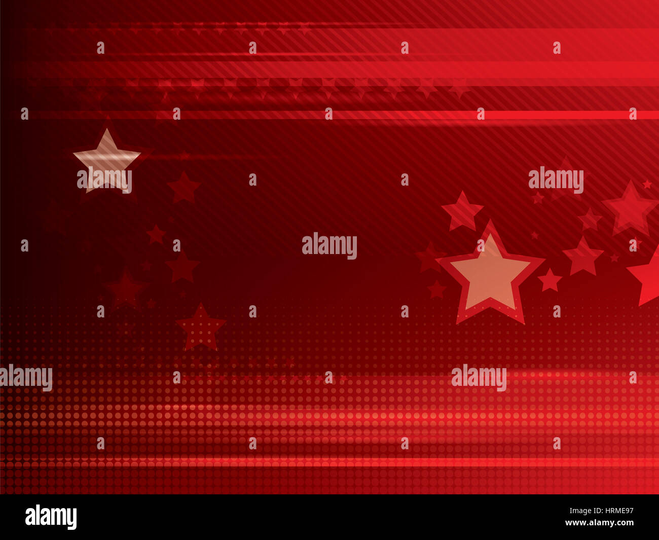 Abstract red background with stars vector illustration Stock Photo - Alamy