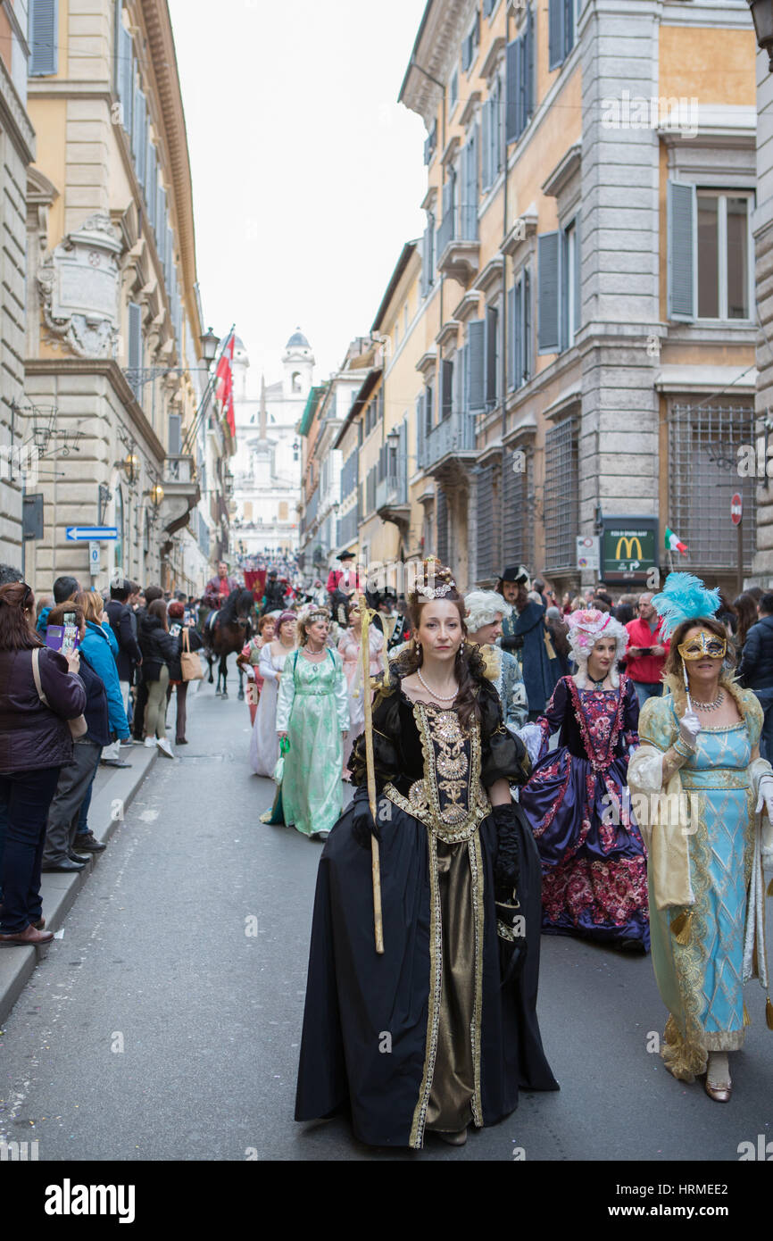 The parade Renaissance held in central Rome, at the ninth edition of ...