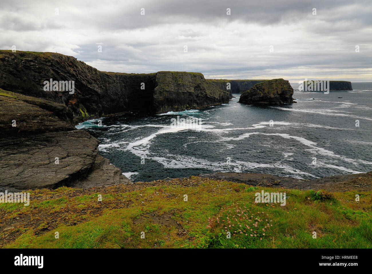 Near the ocean - amazing cliffs and beautiful nature at the coast of ...
