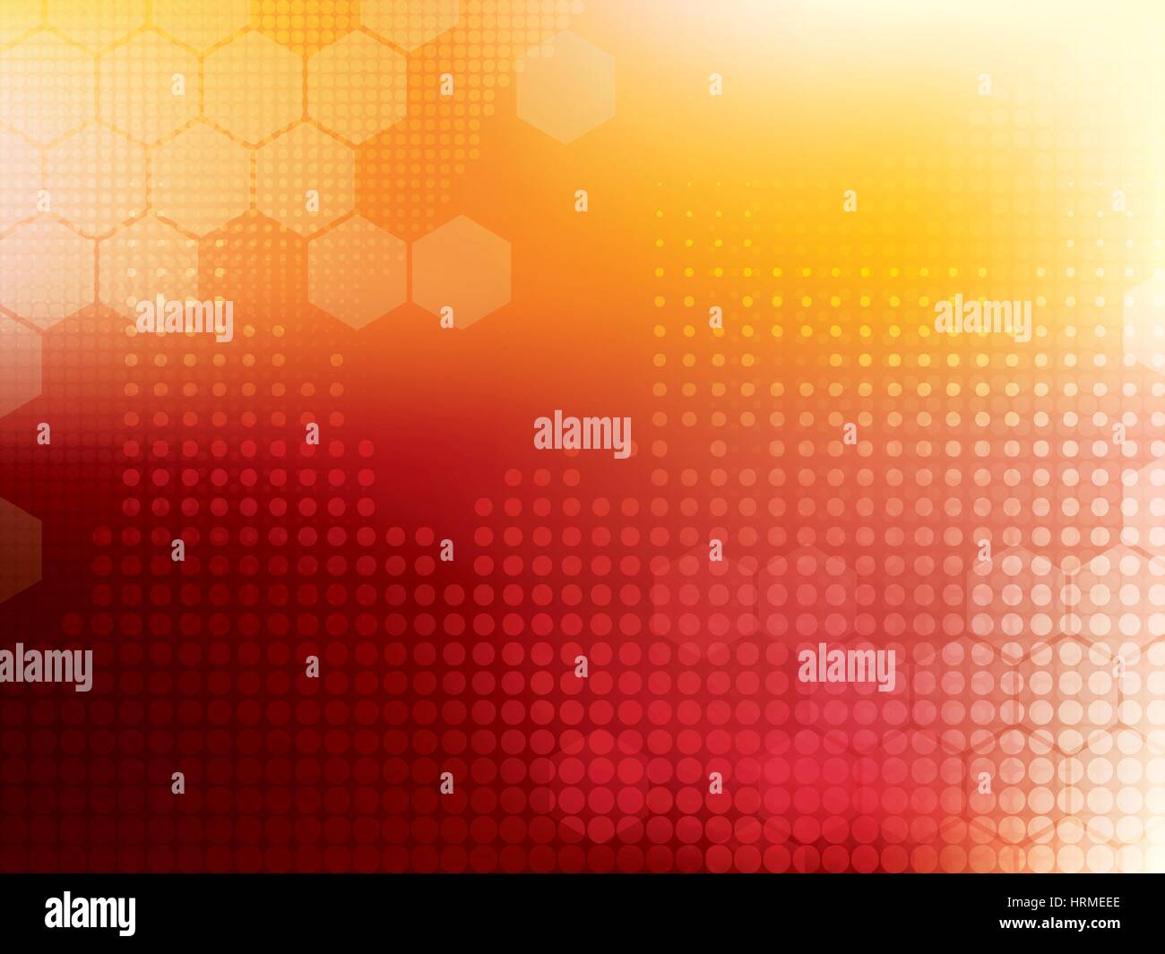 abstract background technology red and yellow in vector illustration ...