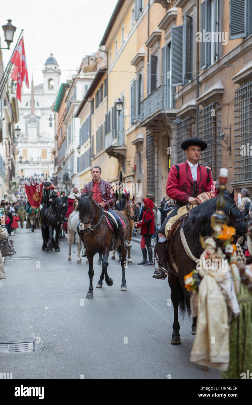 The parade Renaissance held in central Rome, at the ninth edition of ...