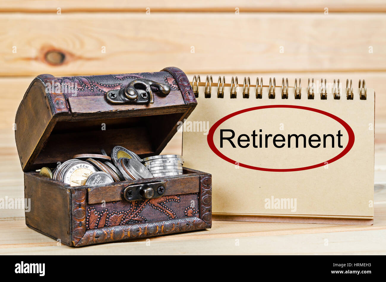 Save money retirement concept Stock Photo - Alamy