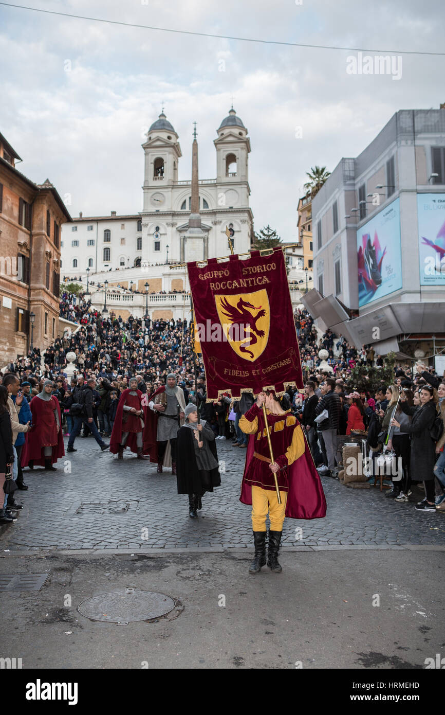 The parade Renaissance held in central Rome, at the ninth edition of ...