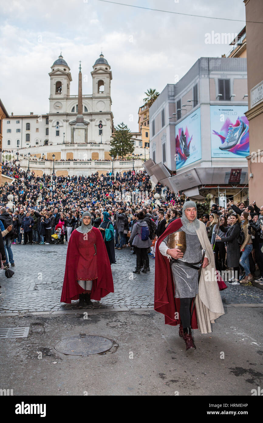The parade Renaissance held in central Rome, at the ninth edition of ...