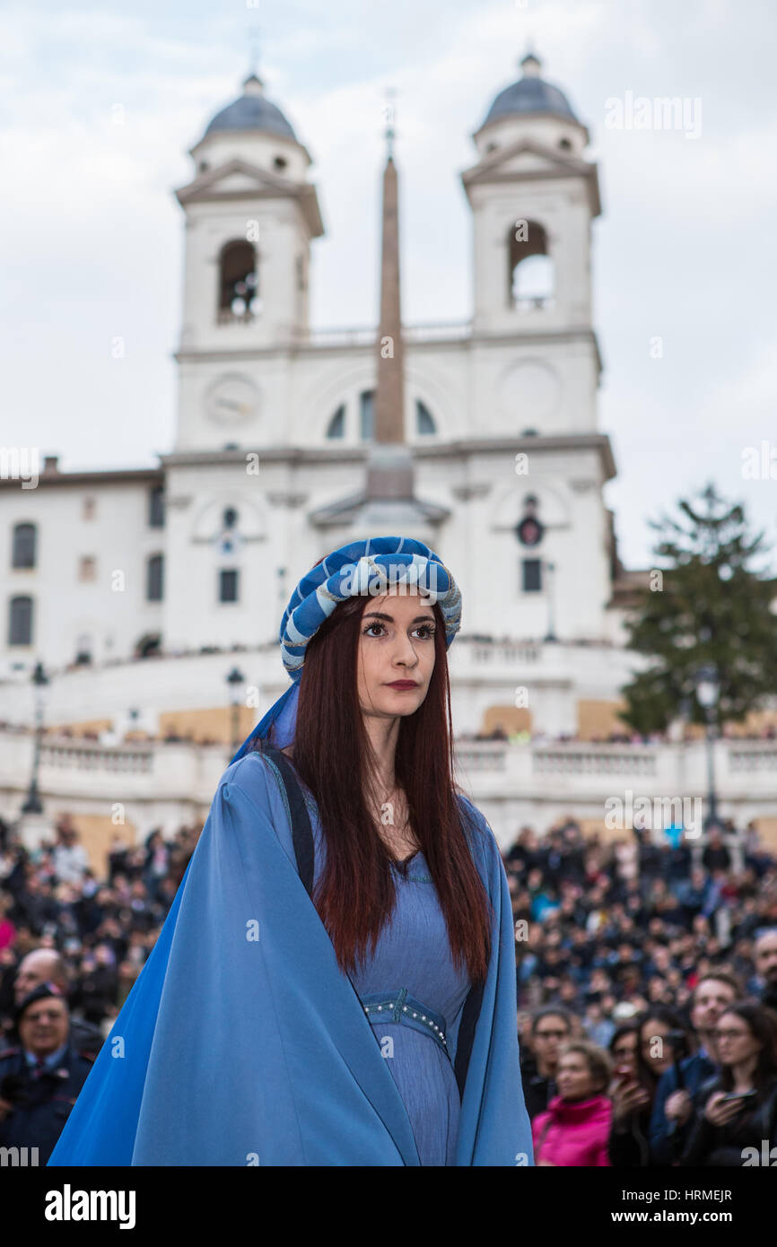 The parade Renaissance held in central Rome, at the ninth edition of ...