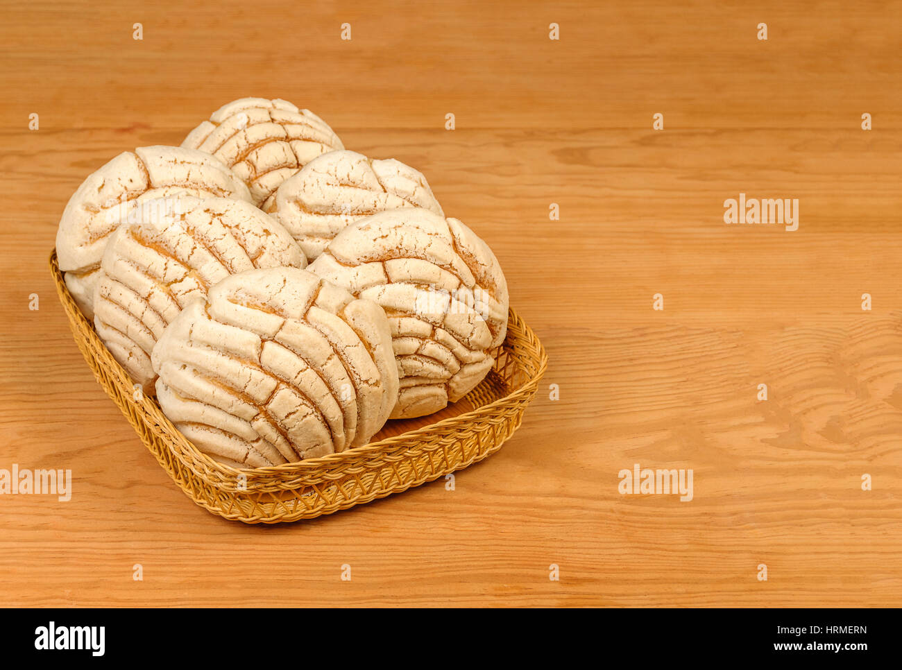 Conchas sweet bread traditional bakery of Mexico Stock Photo - Alamy