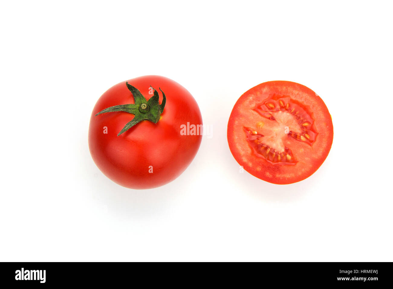 Closeup Fresh ripe tomatoes isolated on white Stock Photo - Alamy