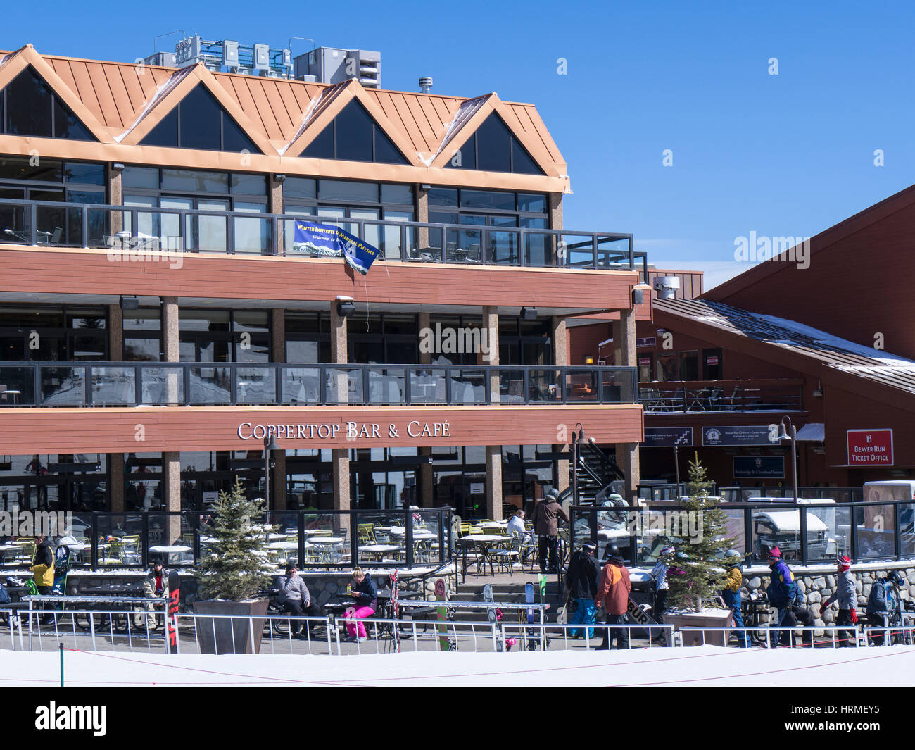 Coppertop Bar and Cafe, Beaver Run Resort, Peak 9 base, winter ...