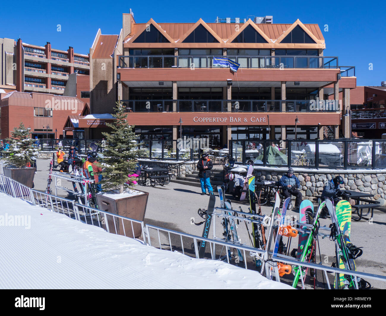 Coppertop Bar and Cafe, Beaver Run Resort, Peak 9 base, winter ...