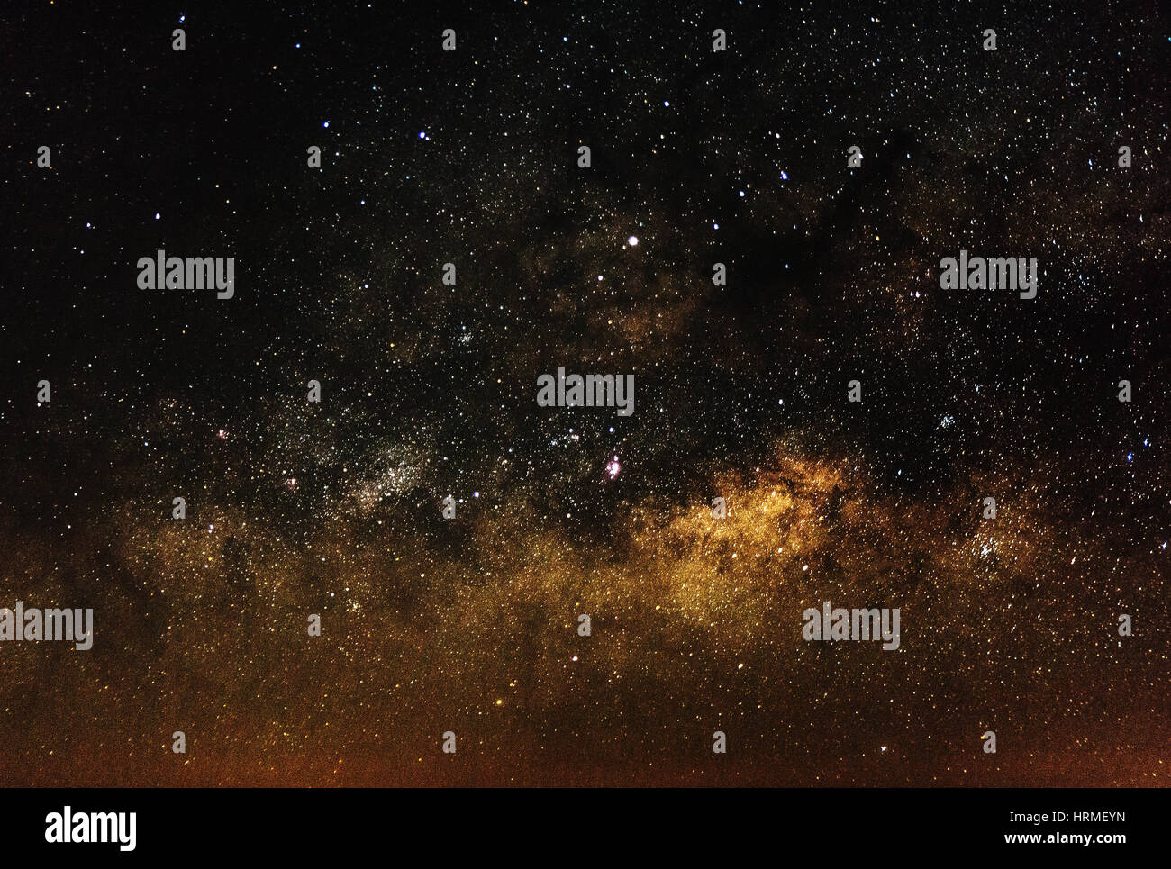 Detail of the center of milky way galaxy Stock Photo - Alamy