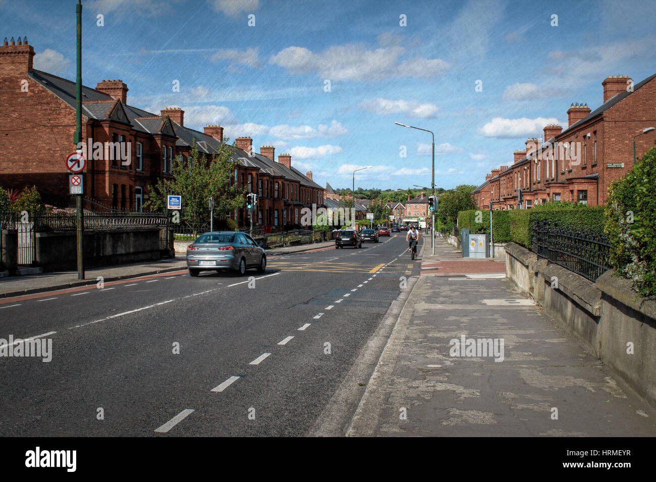 Walking through the beautiful streets of Dublin, Ireland Stock Photo ...