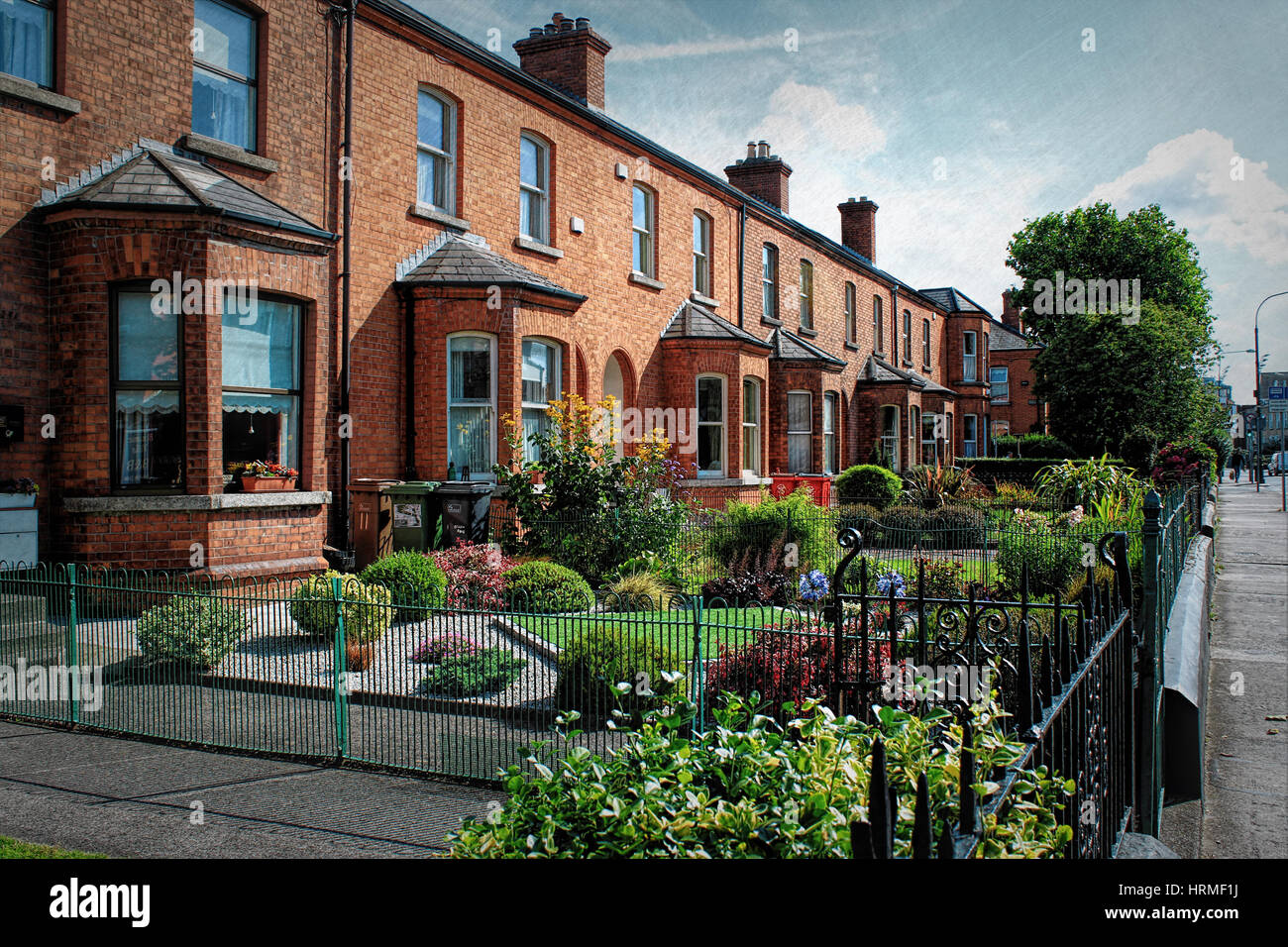 Walking through the beautiful streets of Dublin, Ireland Stock Photo ...
