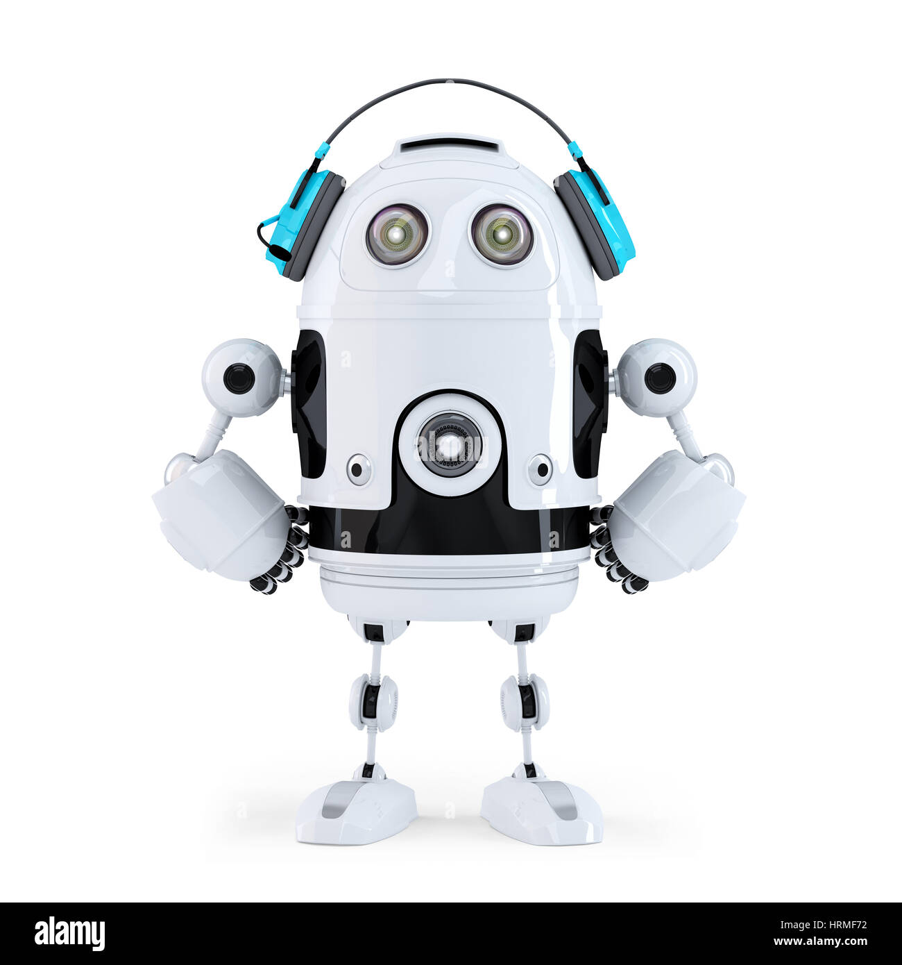 Robot with headphones hi-res stock photography and images - Alamy