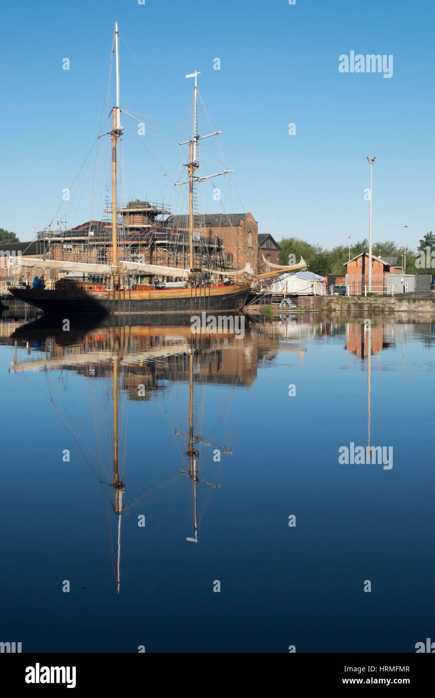 Scenes from the main basin of Gloucester Docks, Britain's most inland ...