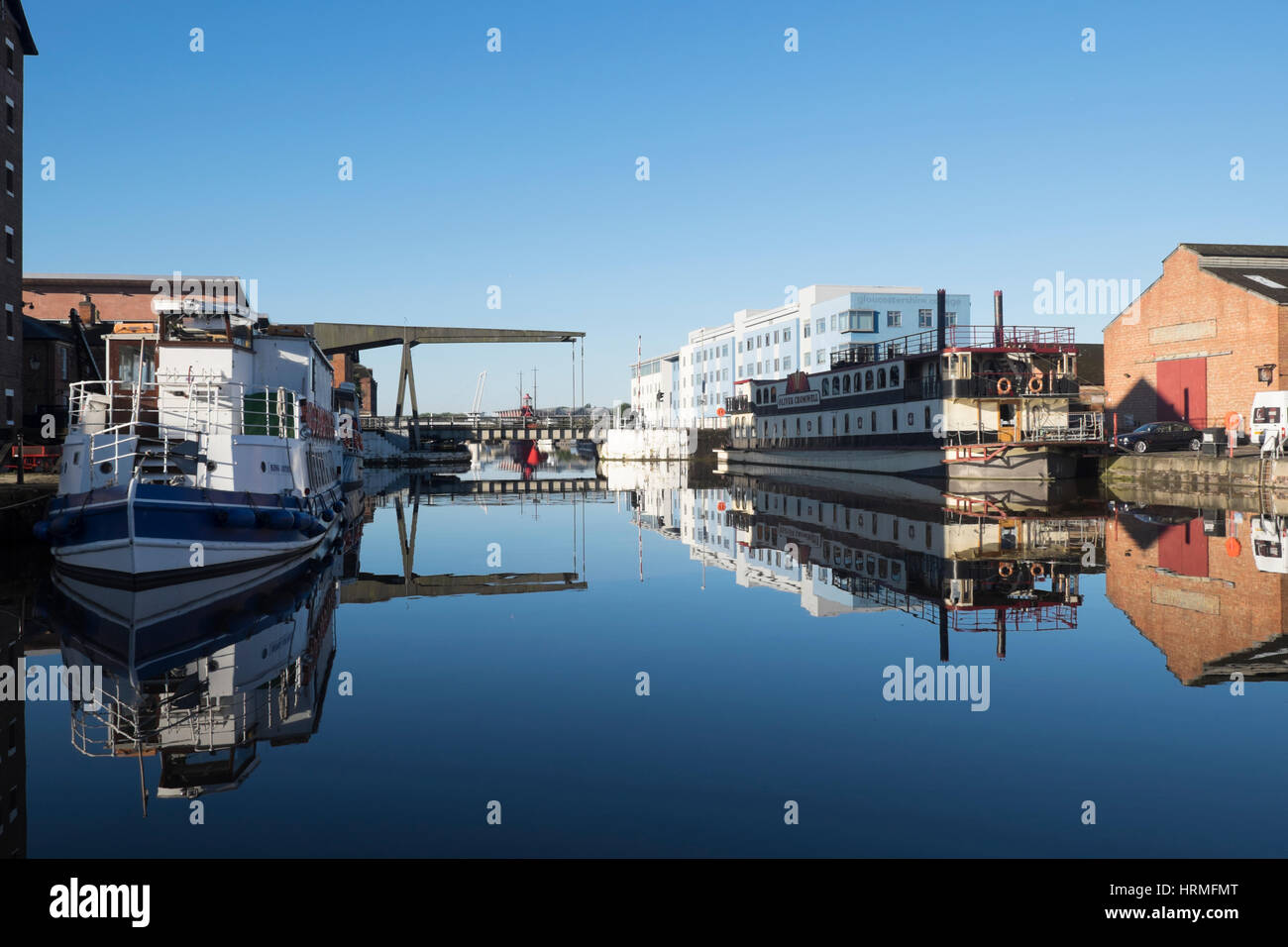 Scenes from the main basin of Gloucester Docks, Britain's most inland ...