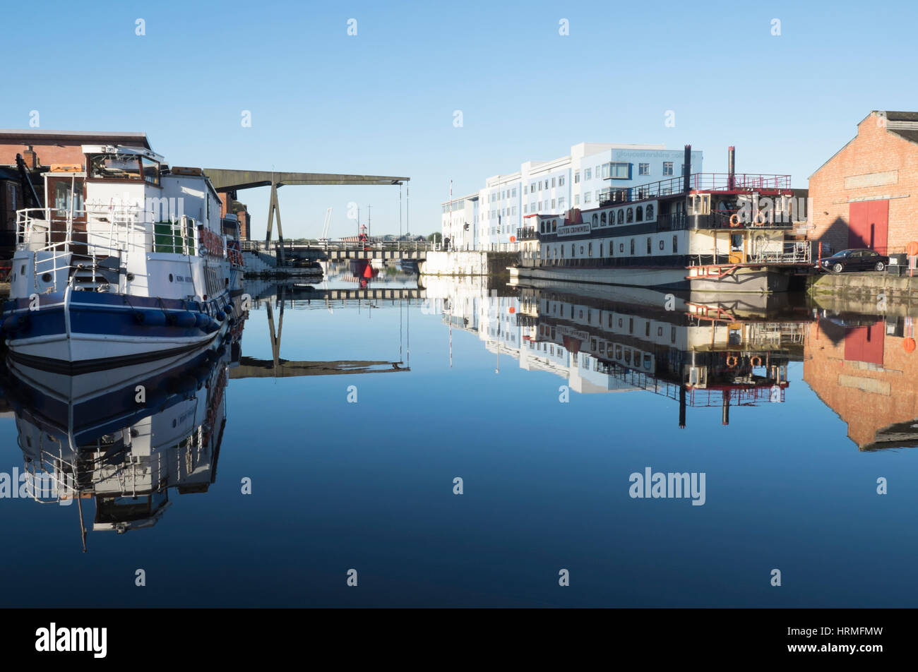 Scenes from the main basin of Gloucester Docks, Britain's most inland ...