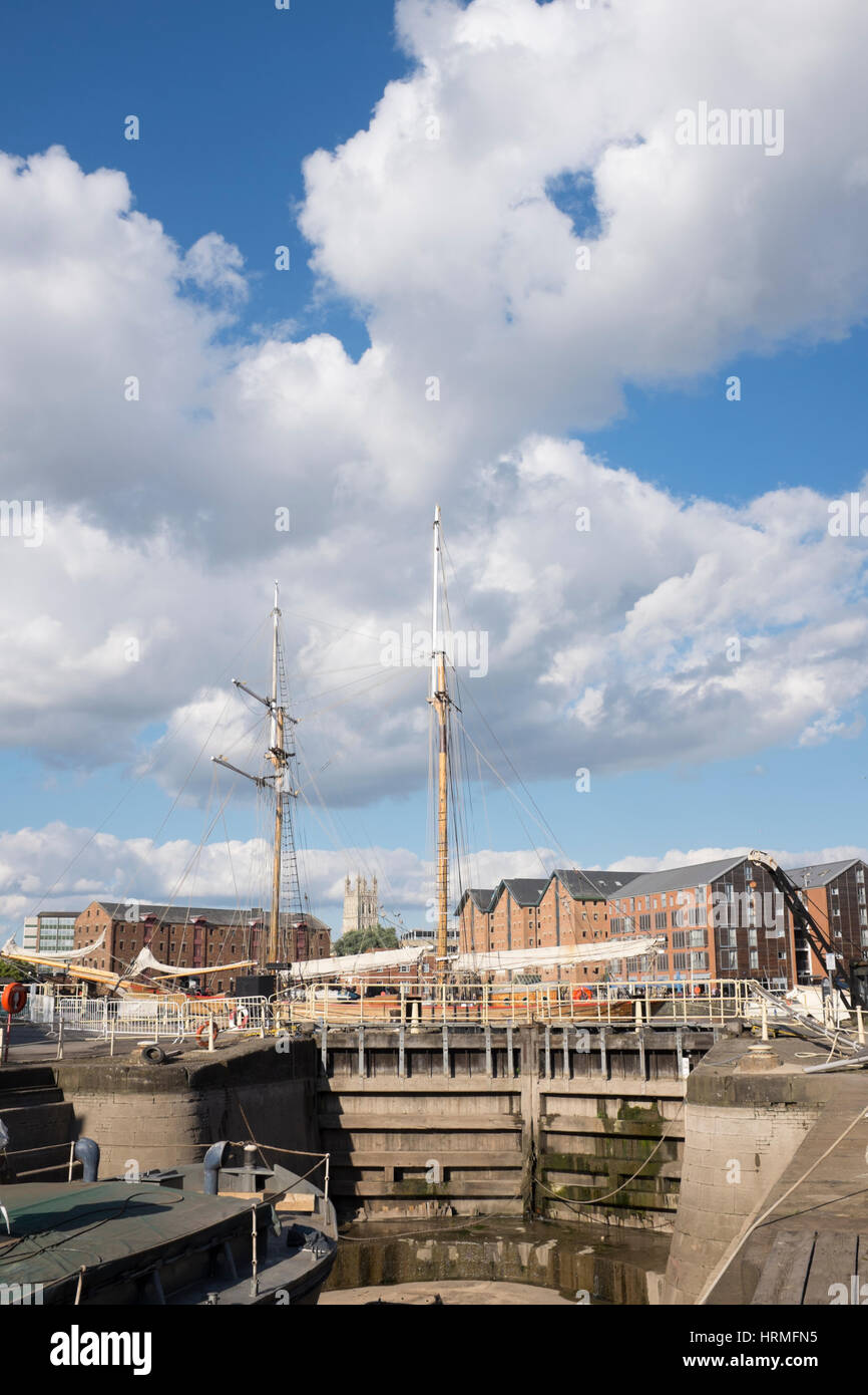 Scenes from the main basin of Gloucester Docks, Britain's most inland ...