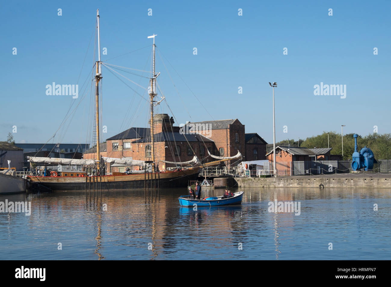 Scenes from the main basin of Gloucester Docks, Britain's most inland ...