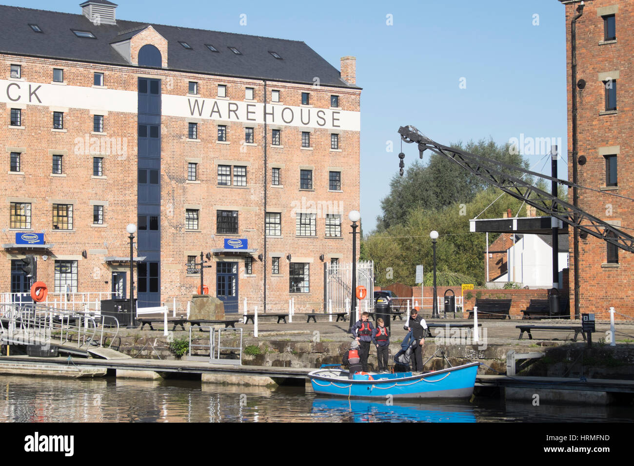 Scenes from the main basin of Gloucester Docks, Britain's most inland ...
